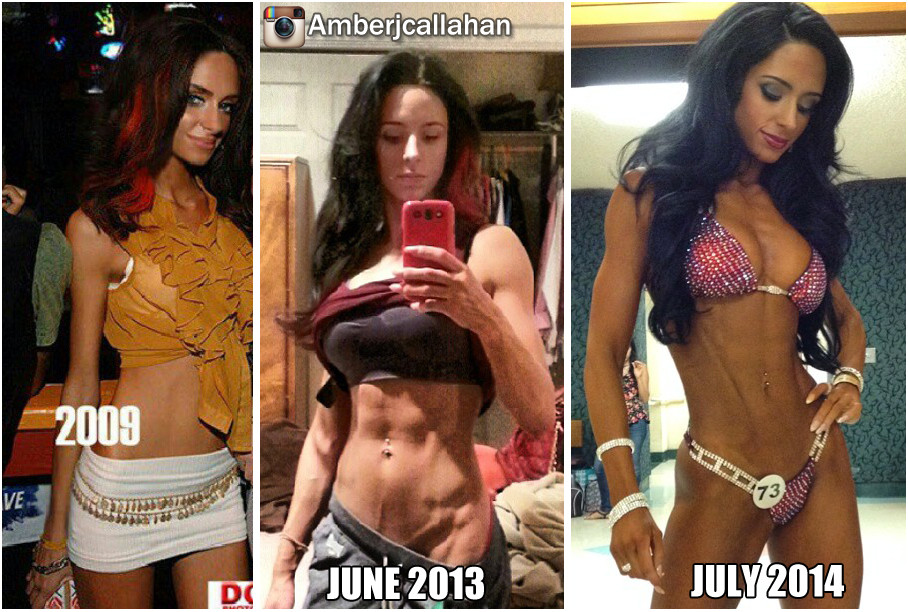 50 Incredible Skinny To Fit Female Muscle Gain Transformations