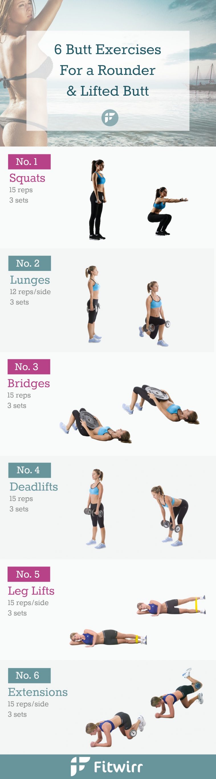 50 Intense Booty Workouts That Will Give You A Bigger, Firmer Butt ...