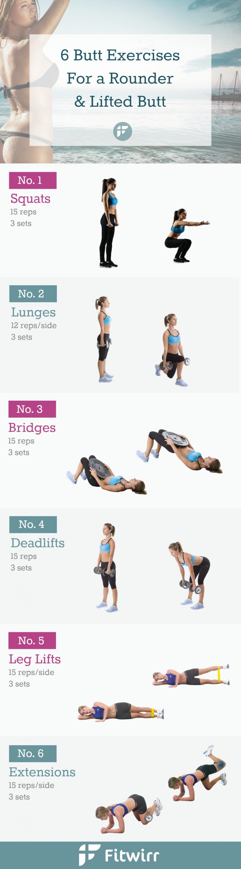 50 Intense Booty Workouts That Will Give You A Bigger, Firmer Butt ...