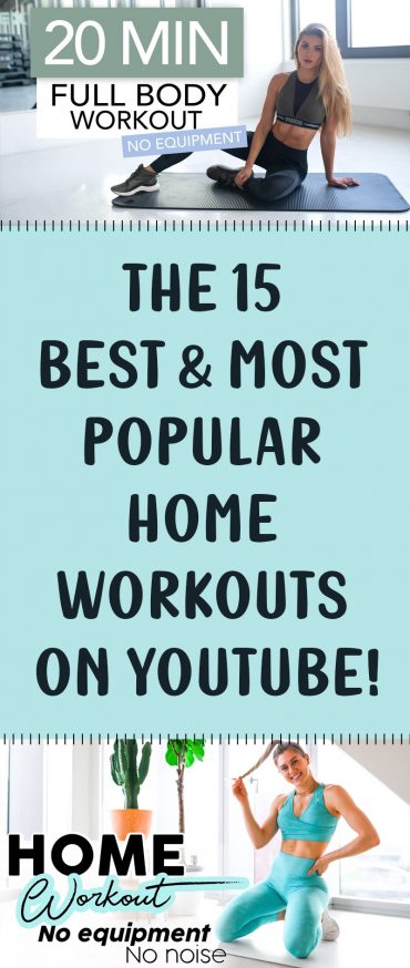 15 Of The Best & Most Popular Home Workouts On Youtube! | Need To Try!