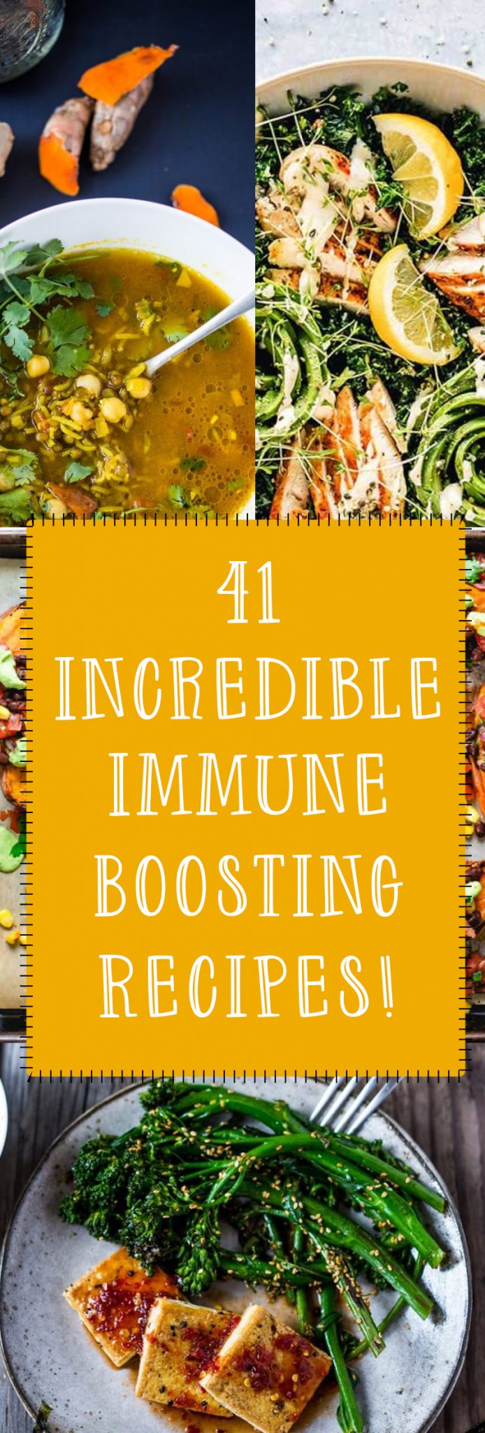41 Immune Boosting Ingredient Packed Recipes That You Will Love!