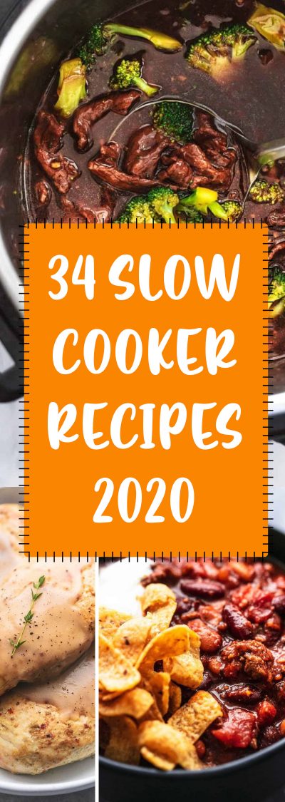 34 Healthy Slow Cooker Recipes That Are Unbelievably Easy! | 2020