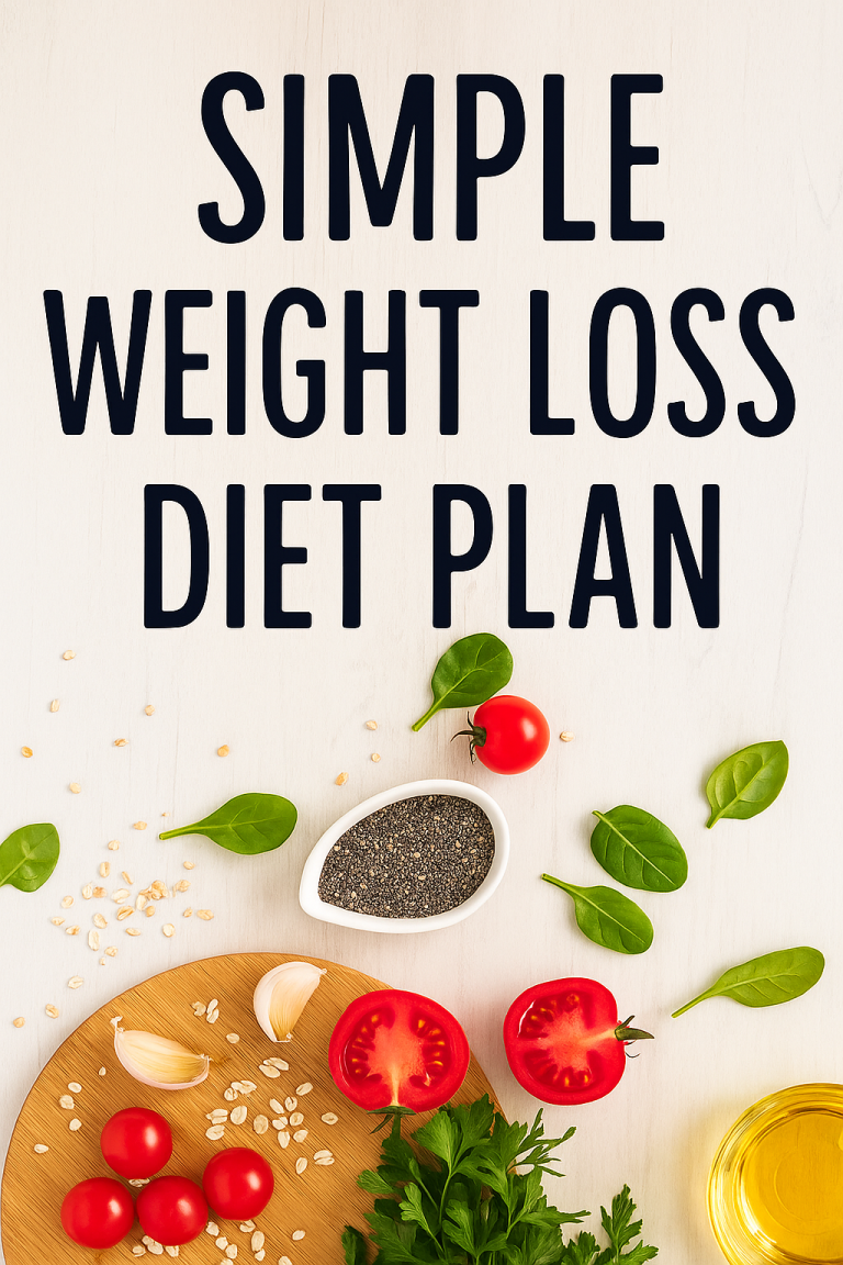 Simple Weight Loss Diet Plan (Science-Backed 2025 Guide)