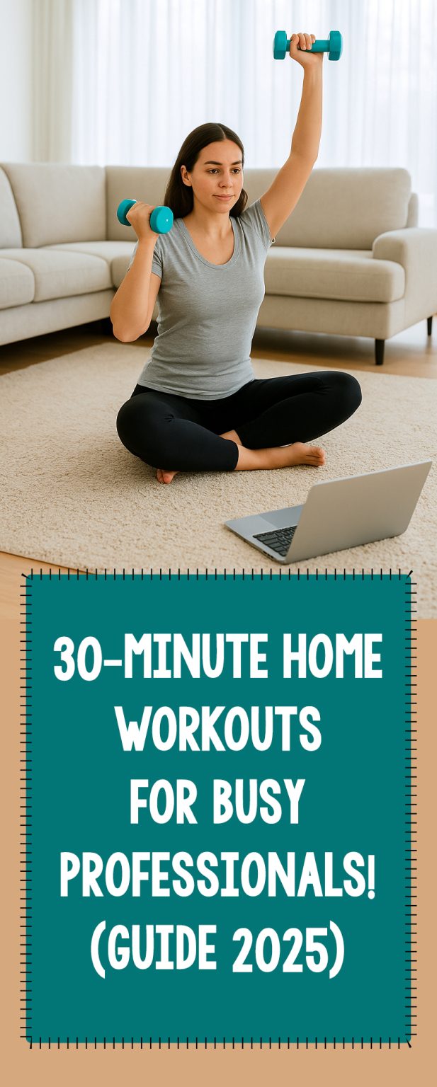 30-Minute Home Workouts For Busy Professionals (Guide 2025)